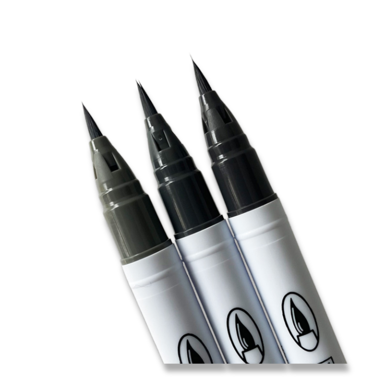 Cool Grey - 6 Pack Brush Markers – Moki Store