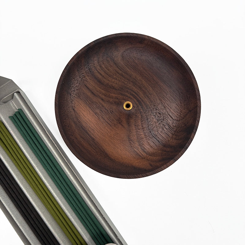 Walnut Incense Burner Stand – Moki Store