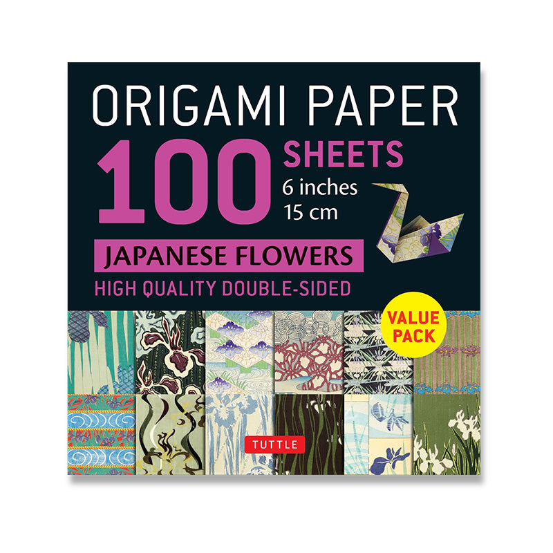 Origami Paper 100 sheets Japanese Flowers – Moki Store
