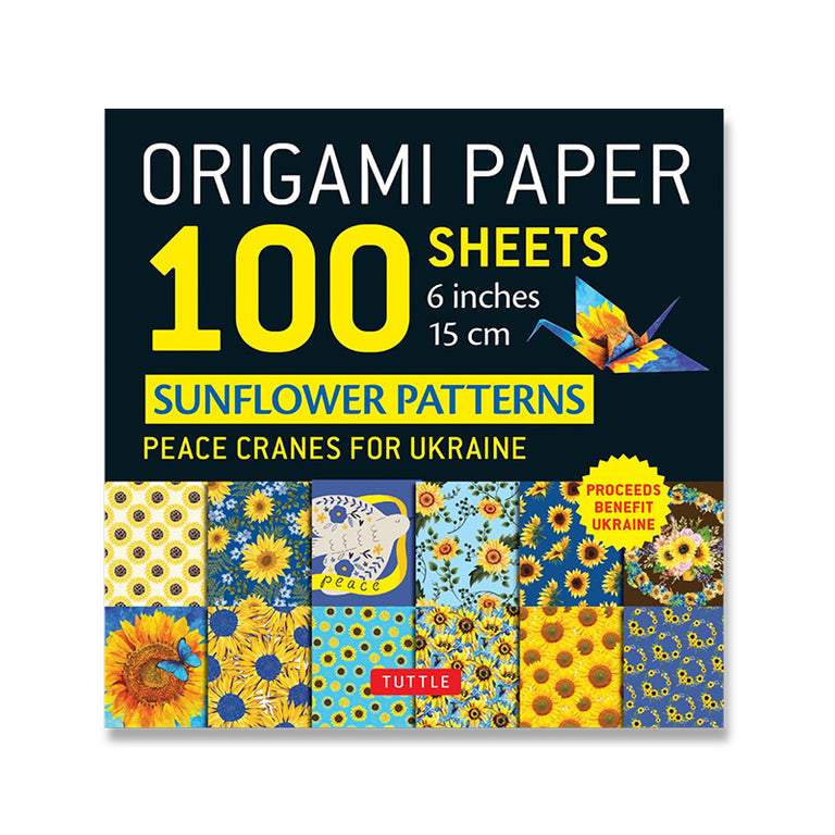 Origami Paper 100 sheets Sunflower Patterns – Moki Store